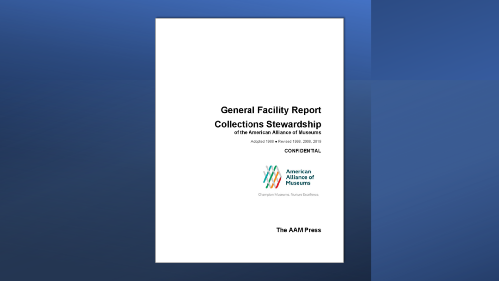 General Facility Report – American Alliance of Museums