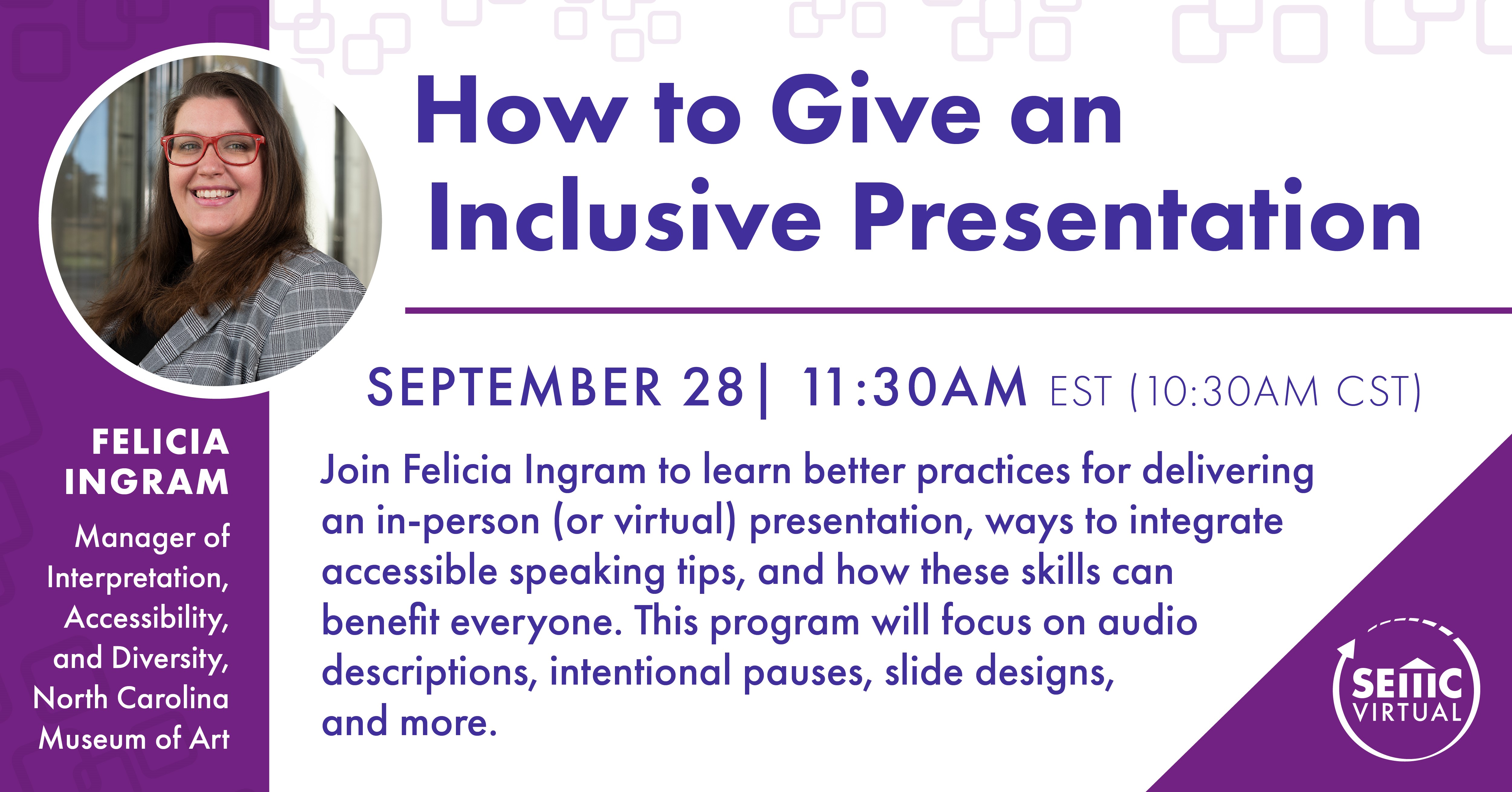 How to Give an Inclusive Presentation – American Alliance of Museums