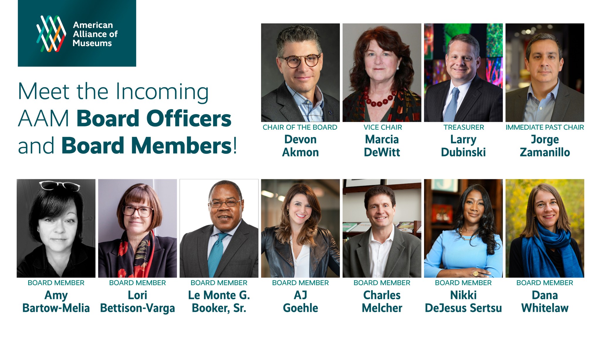AAM Welcomes New Board Leadership and Seven New Board Members ...